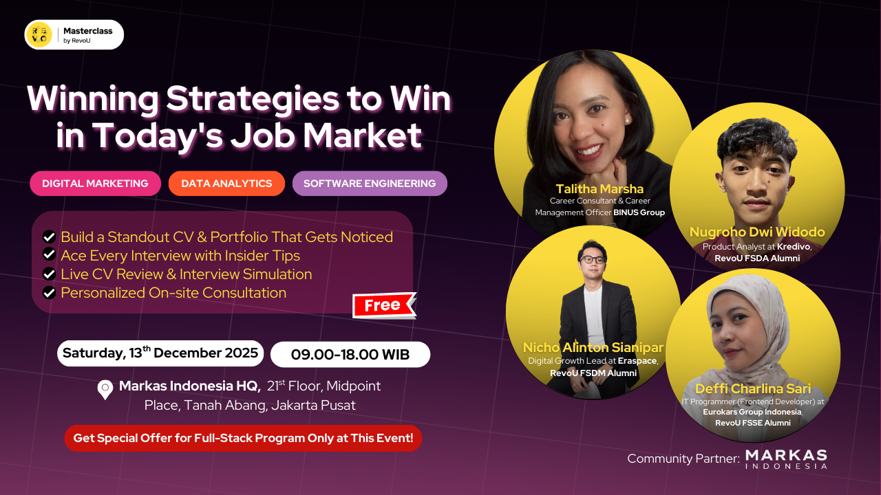 Offline Masterclass by RevoU | Winning Strategies to Shine in Today's Job Market